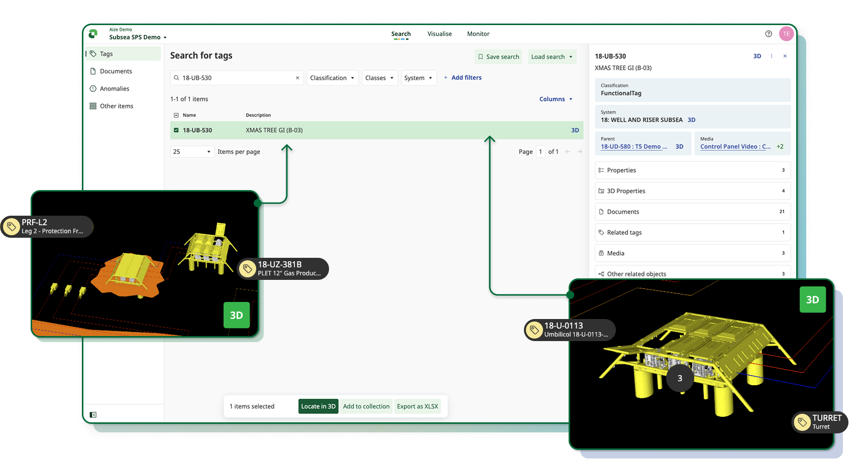 Subsea and Topside operations in one Digital Twin with Aize